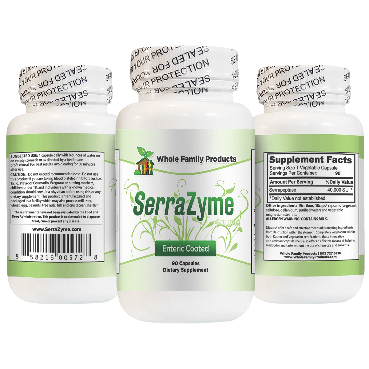 Systemic Enzyme Therapy; Supplements for Inflammation: SerraZyme Ultra